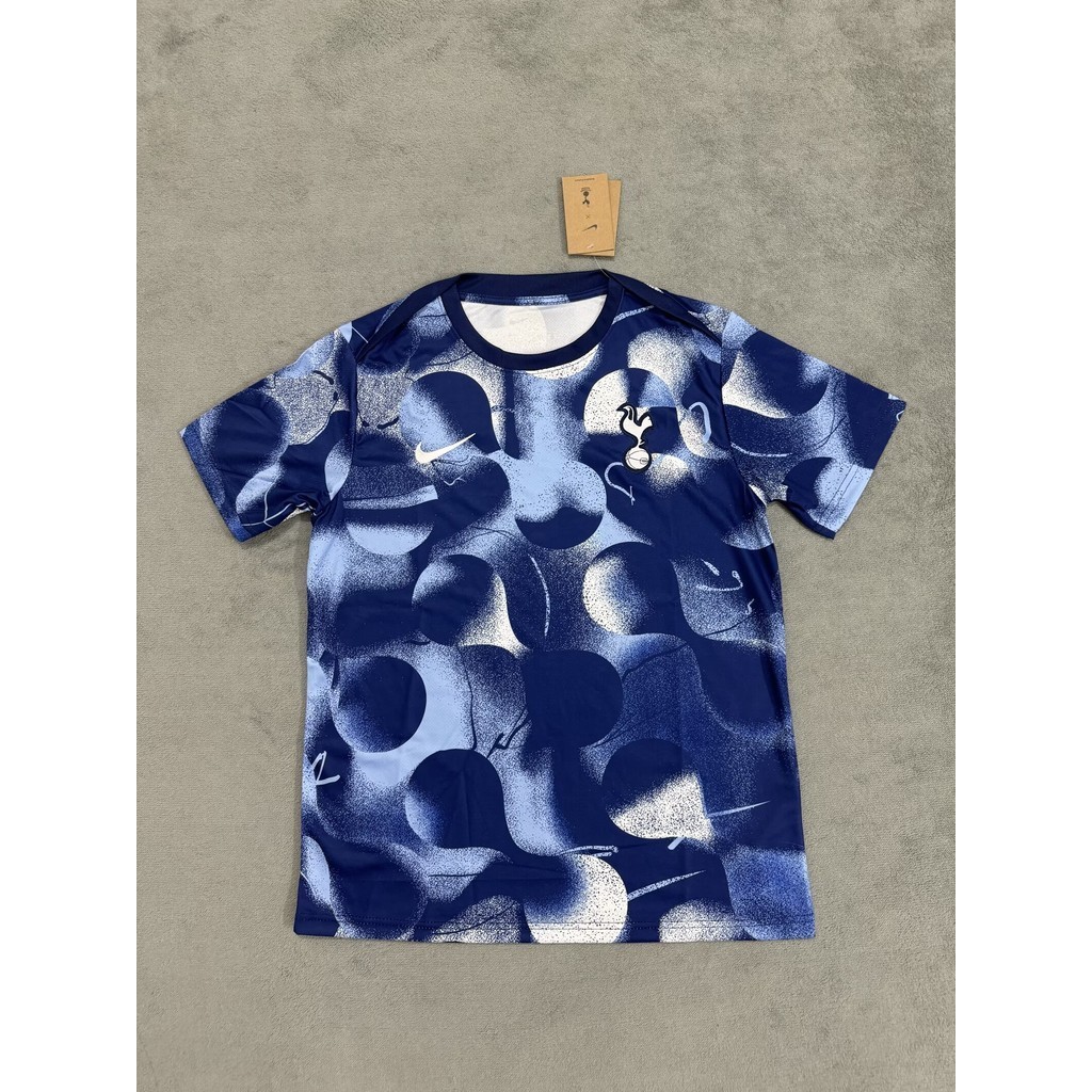 24-25 Tottenham Hotspur training uniform blue football top fan version ...