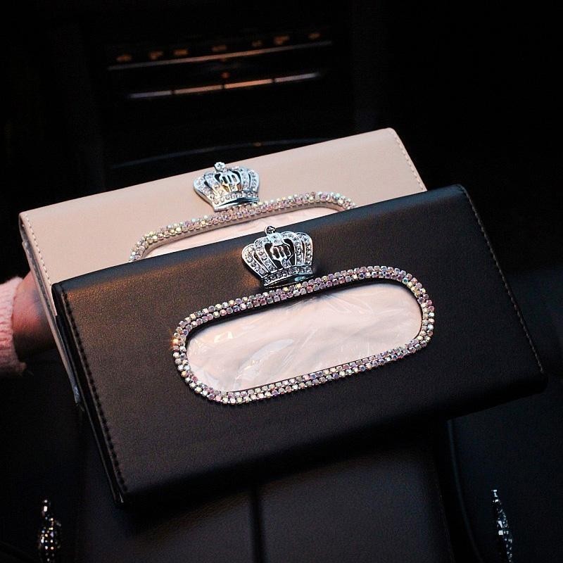 Bekalan Kereta Kotak Tisu Kereta Cute Hanging Sun Visor Dalam Kotak