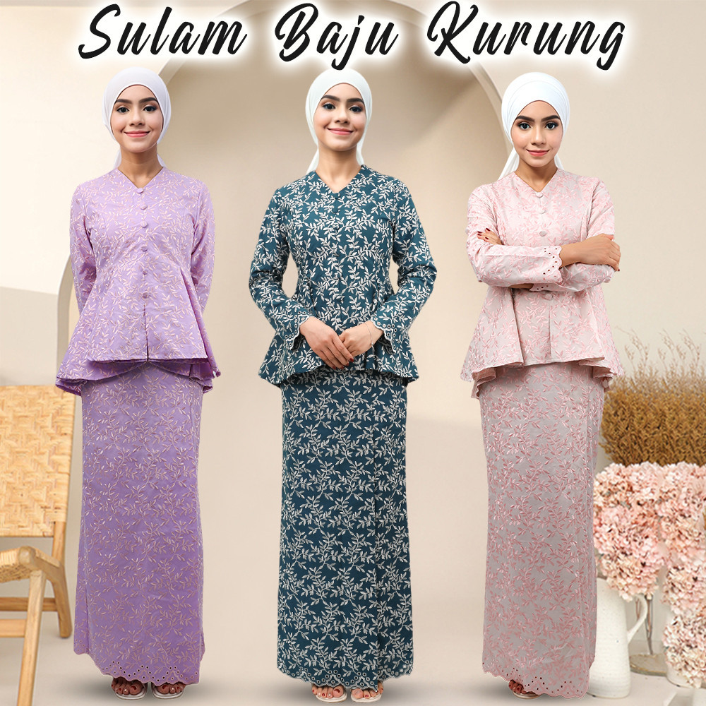 KURUNG AURORA SULAM Baju Kurung Kedah Moden Sesuai Untuk Nikah ...