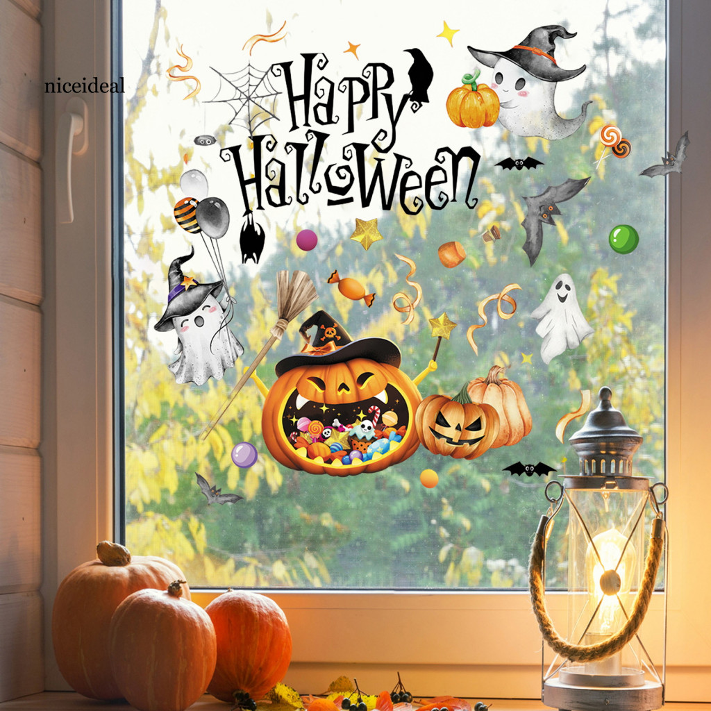 [Nice] Humid Environment Window Stickers Halloween Silhouettes Spooky ...