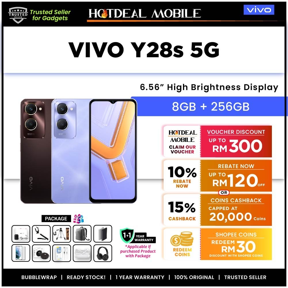 VIVO Y28s 5G [8GB RAM 256GB ROM] - Original VIVO Malaysia | Shopee Malaysia
