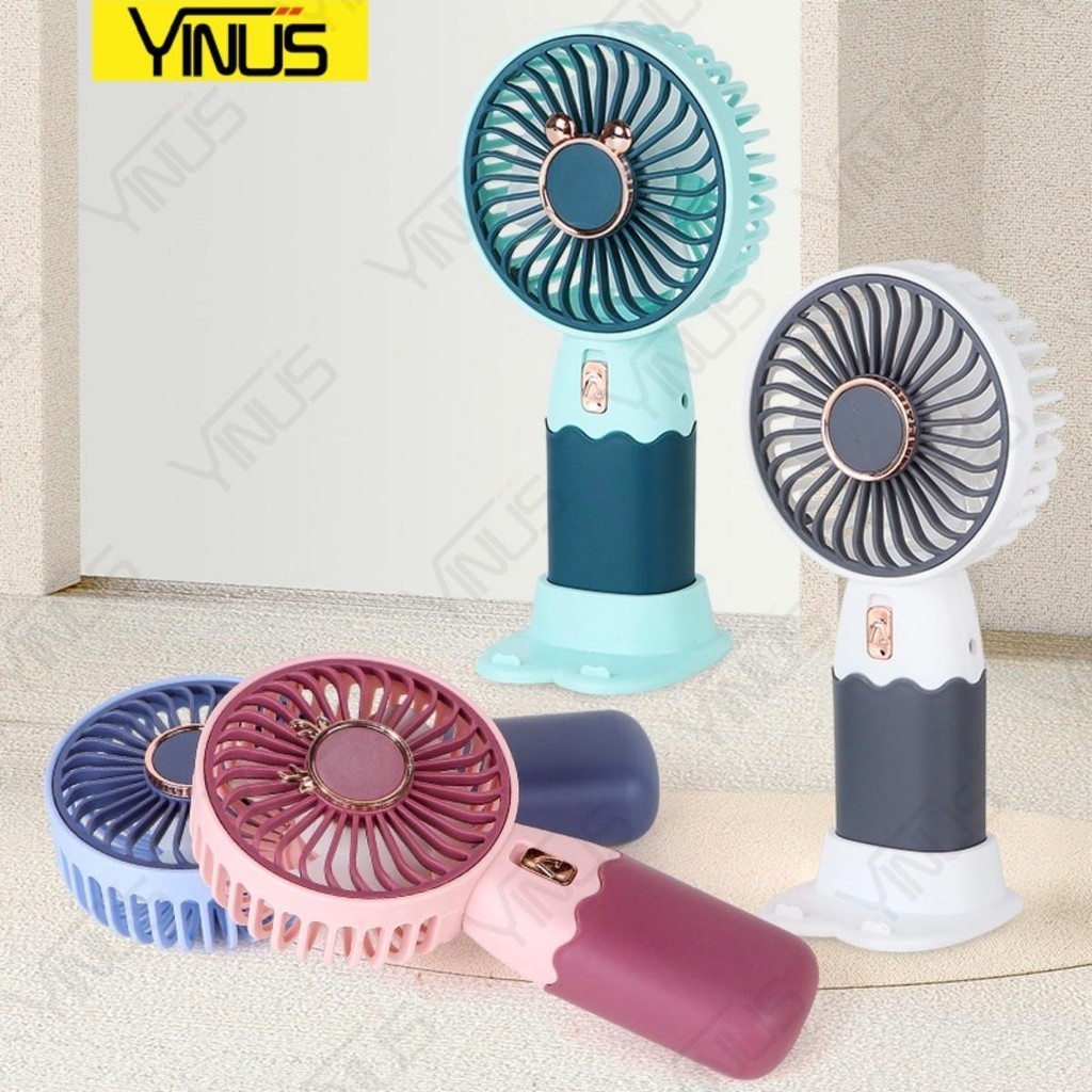 USB Fan Mini Portable USB Mini Kipas Cooling Strong Wind Rechargeable ...
