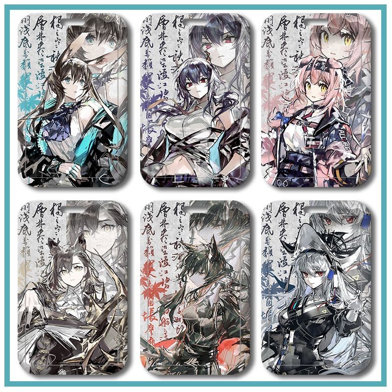 Ancient Style Arknights AMiya SilverAsh Custom Card Holder Student's ...