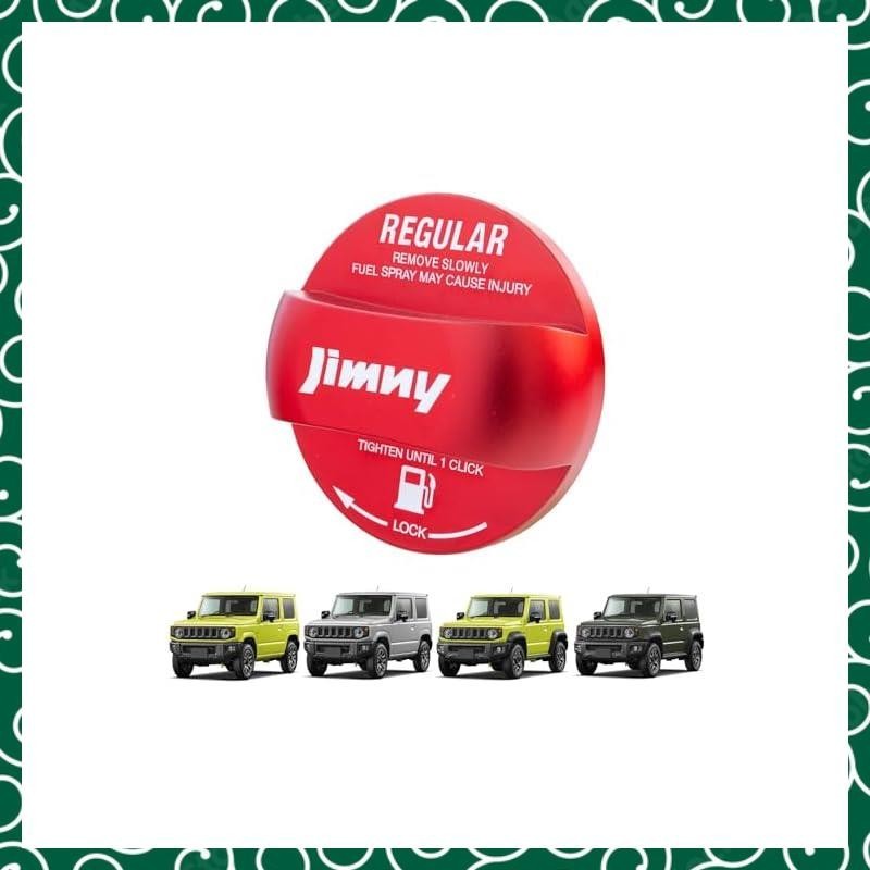Fcc Custom Jimny Fuel Cap Cover Aluminum Anodized Regular Red BC-FCUVS ...