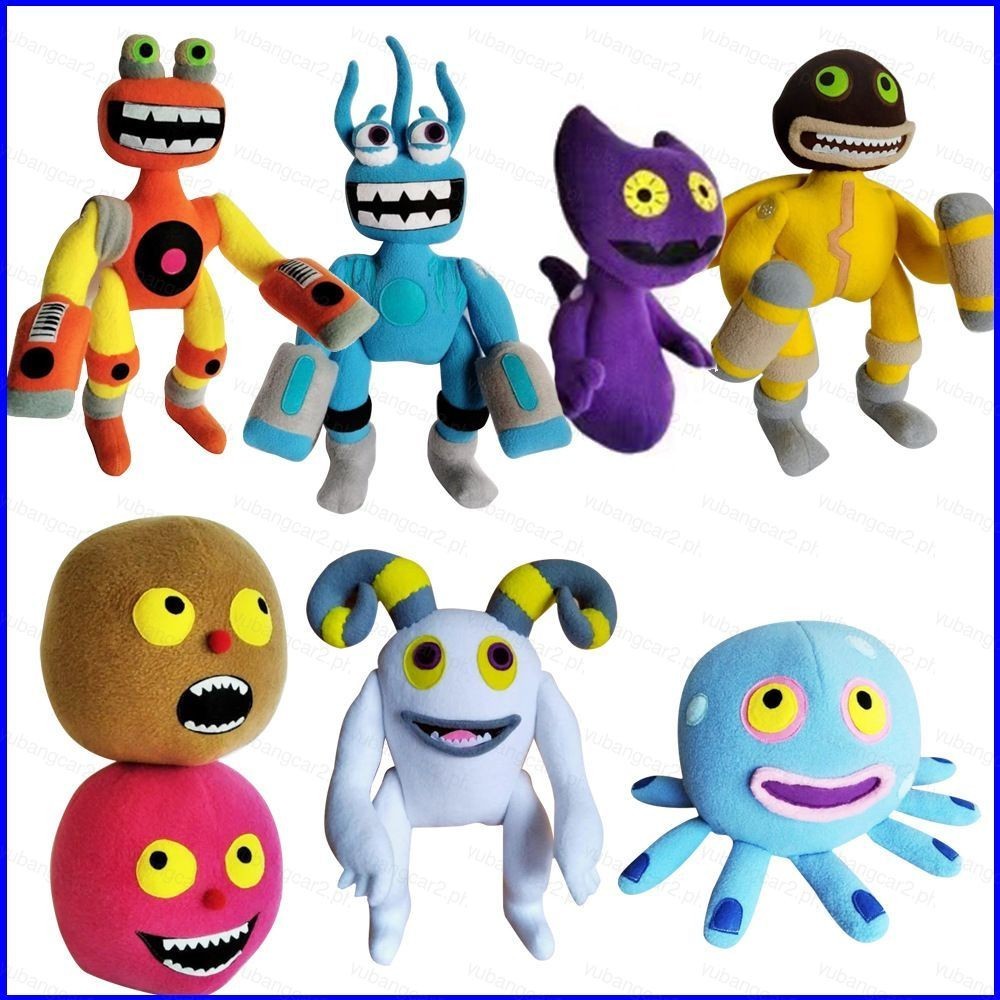 YB2 MSM My Singing Monsters Plush Toys Toe Jammer Ghazt Rare Epic ...