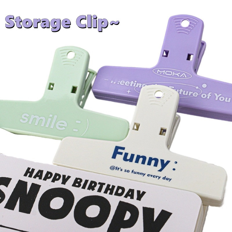 Durable File Ticket Clip Cute Hand Account Storage Magnetic Long Tail ...