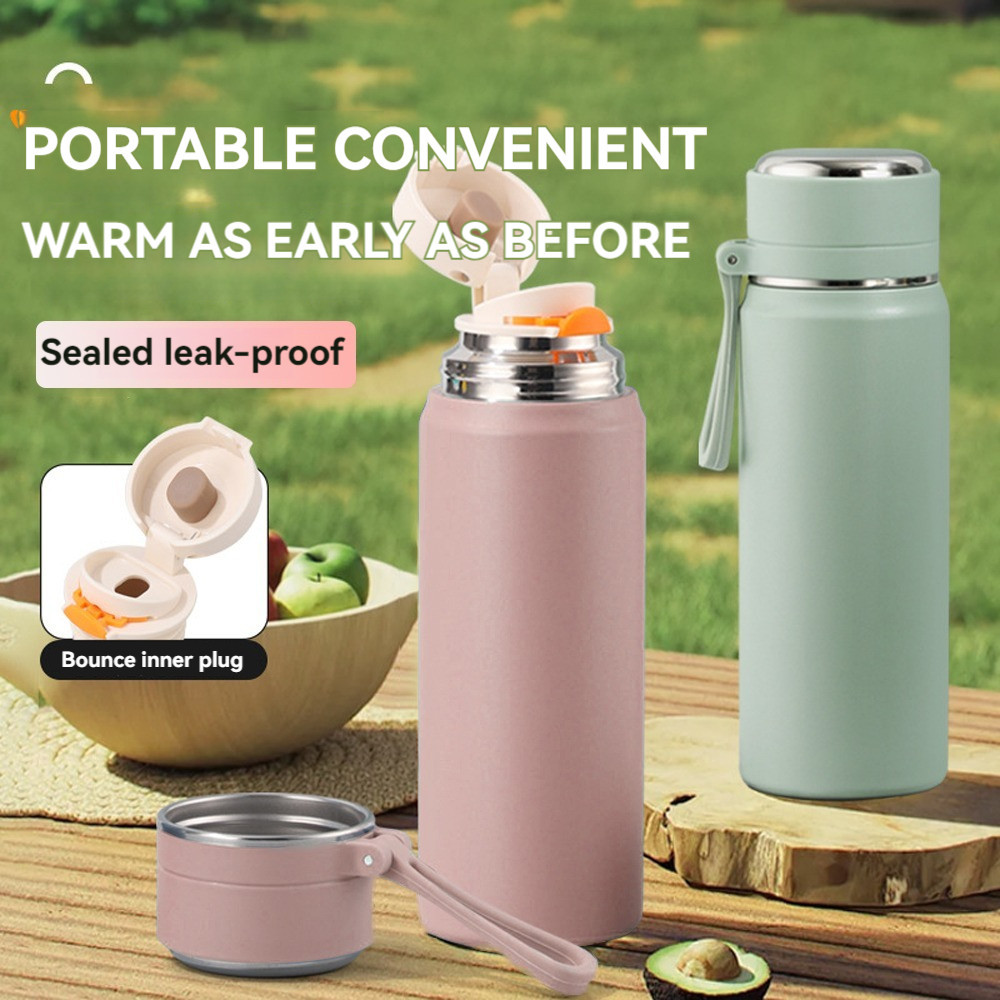 500ml Thermal Flask Vacuum Cup 316 Stainless Steel Ins Style Thermos ...