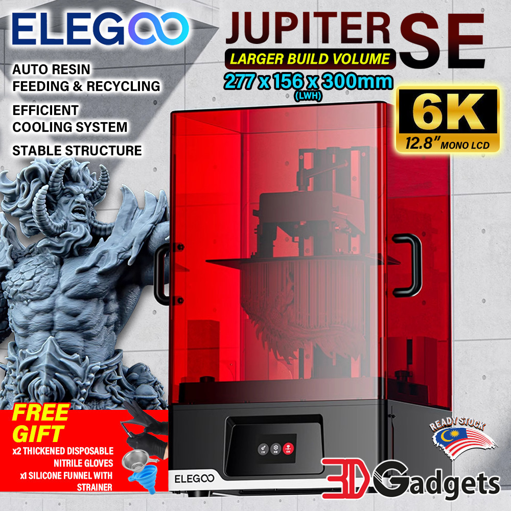 Elegoo Jupiter SE with 6K High Resolution / Large Print Size / Auto ...
