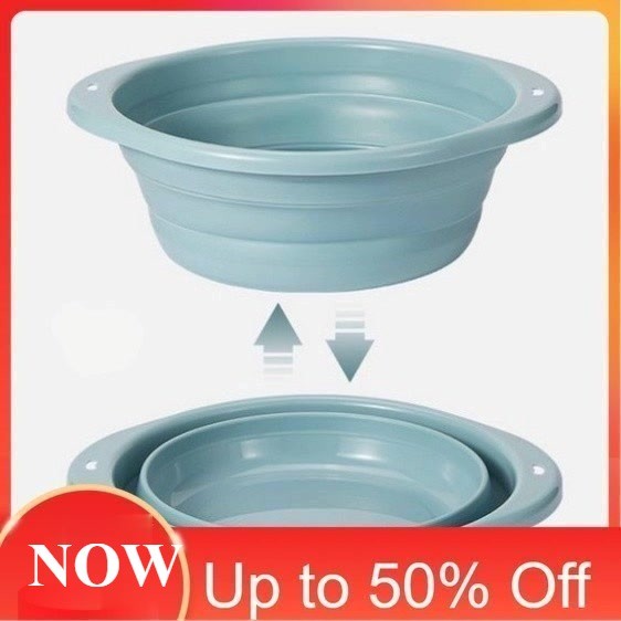 BIG SIZE OFFER Wash Basin Foldable Bucket Portable outdoor travel ...