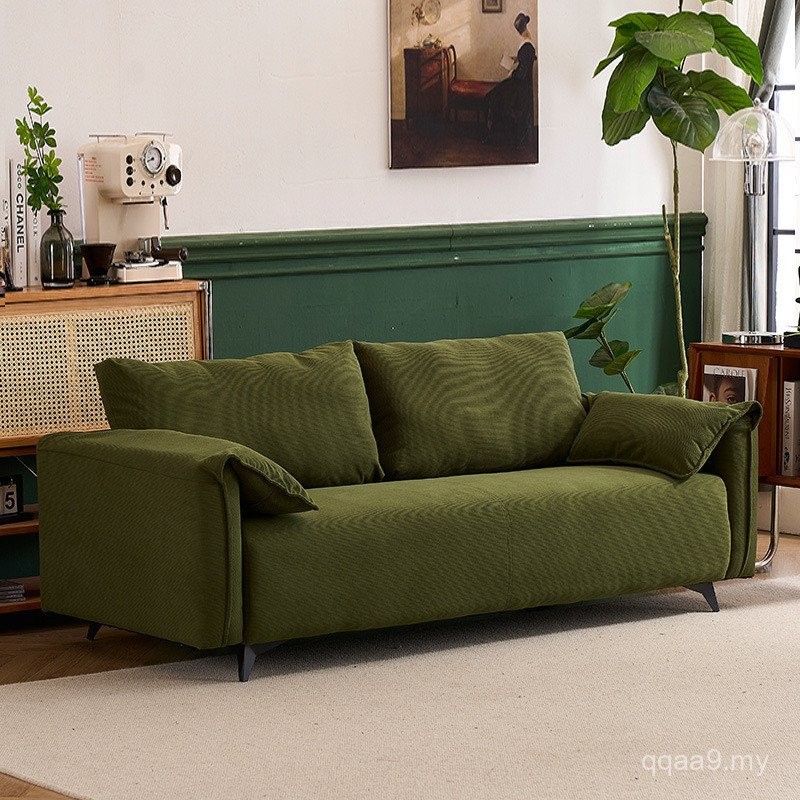 Fabrik korduroi kucing menggaru sofa kulit sederhana gaya Amerika lurus ...