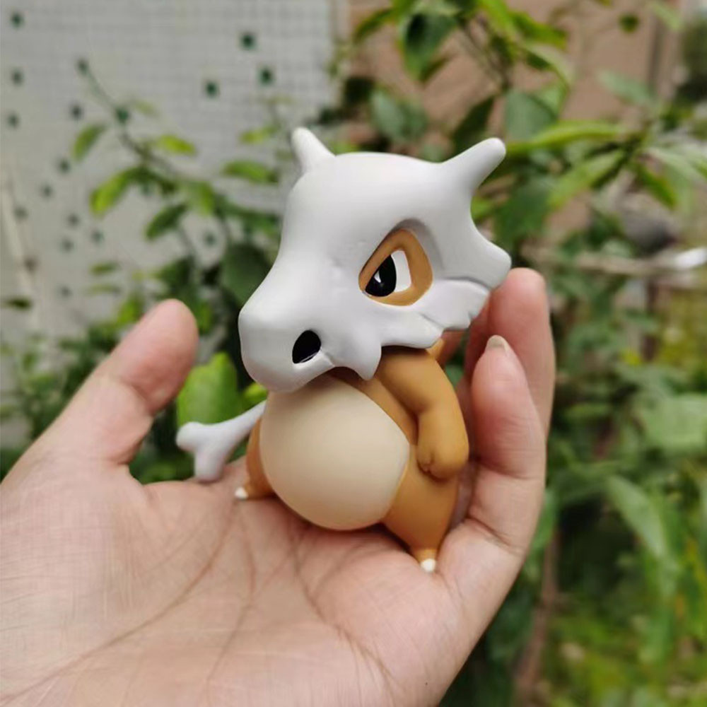 8cm Pokemon Figure Kawaii Cubone PVC Model Toys Collection Cartoon Cute ...