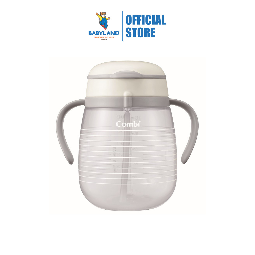 Combi Baby Lakumug Straw Cup White 340ml | Shopee Malaysia
