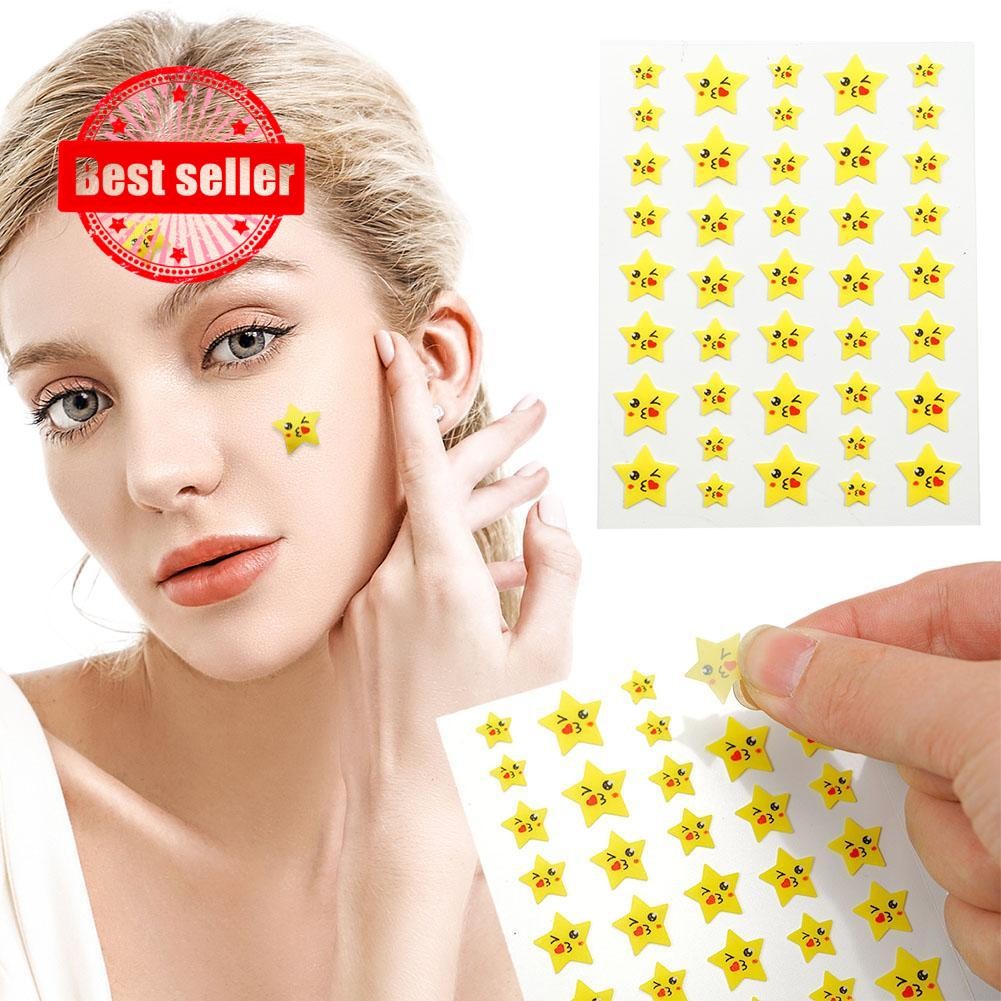 Strawberry Bear Acne Patch Fade Acne Marks Star Flower Pattern Color ...