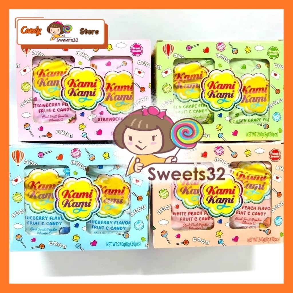 Kami Kami Tablet 30pcs Strawberry / White Peach / Green Grape ...
