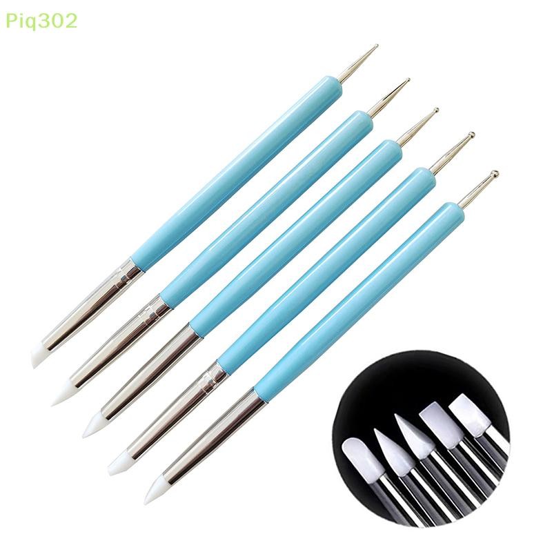 Piq302 5Pcs/Set Stainless Steel Two Head Sculpg Polymer and Soft ...