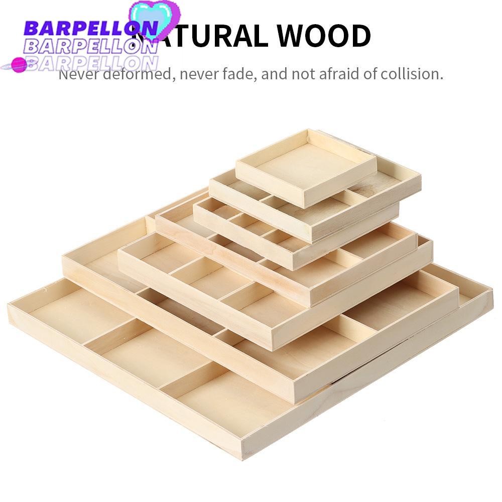 BARPELLON Storage Wooden Box Multi Grid Plant Pot Stand Jewelry Display ...