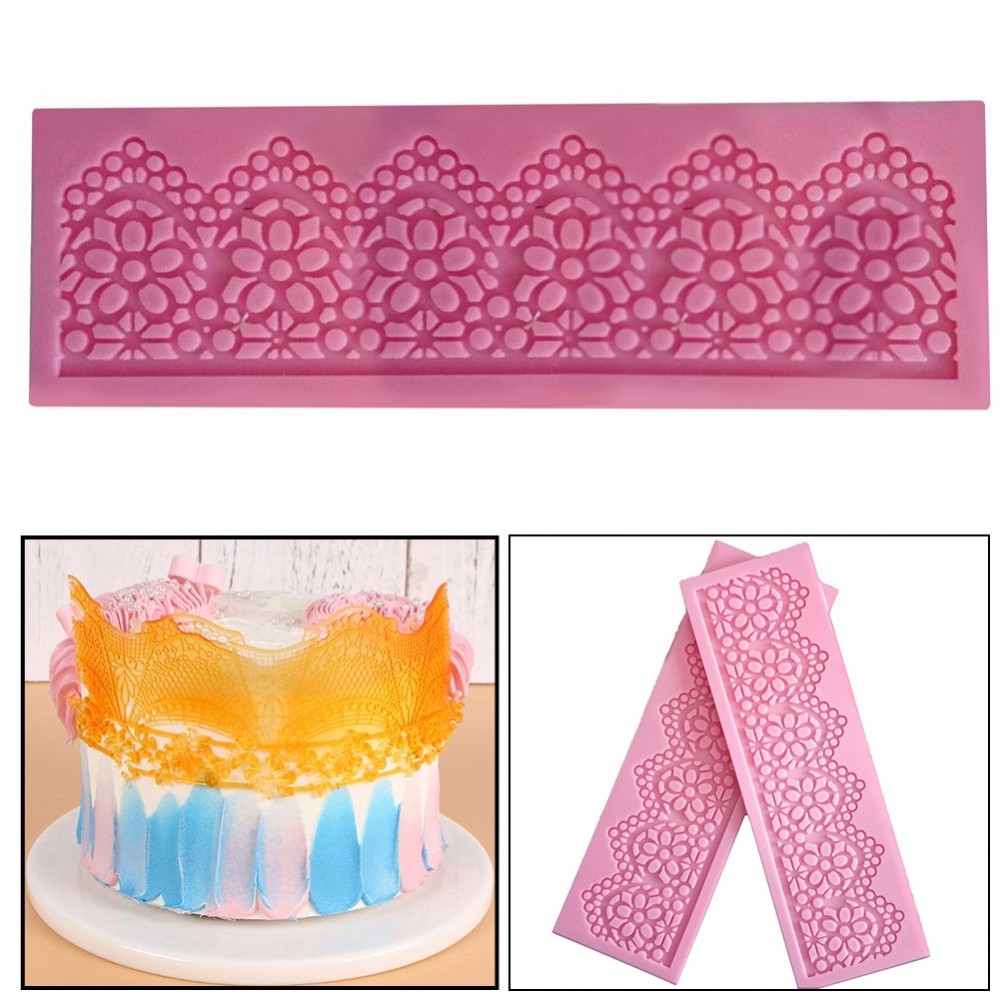 Lace Cake Border Mold Safe To Use Easy To Clean High Temperature ...