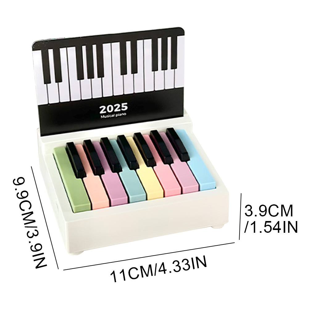Taylor Piano Calendar 2025 15 Keys Piano Calendar Playable Mini Piano ...