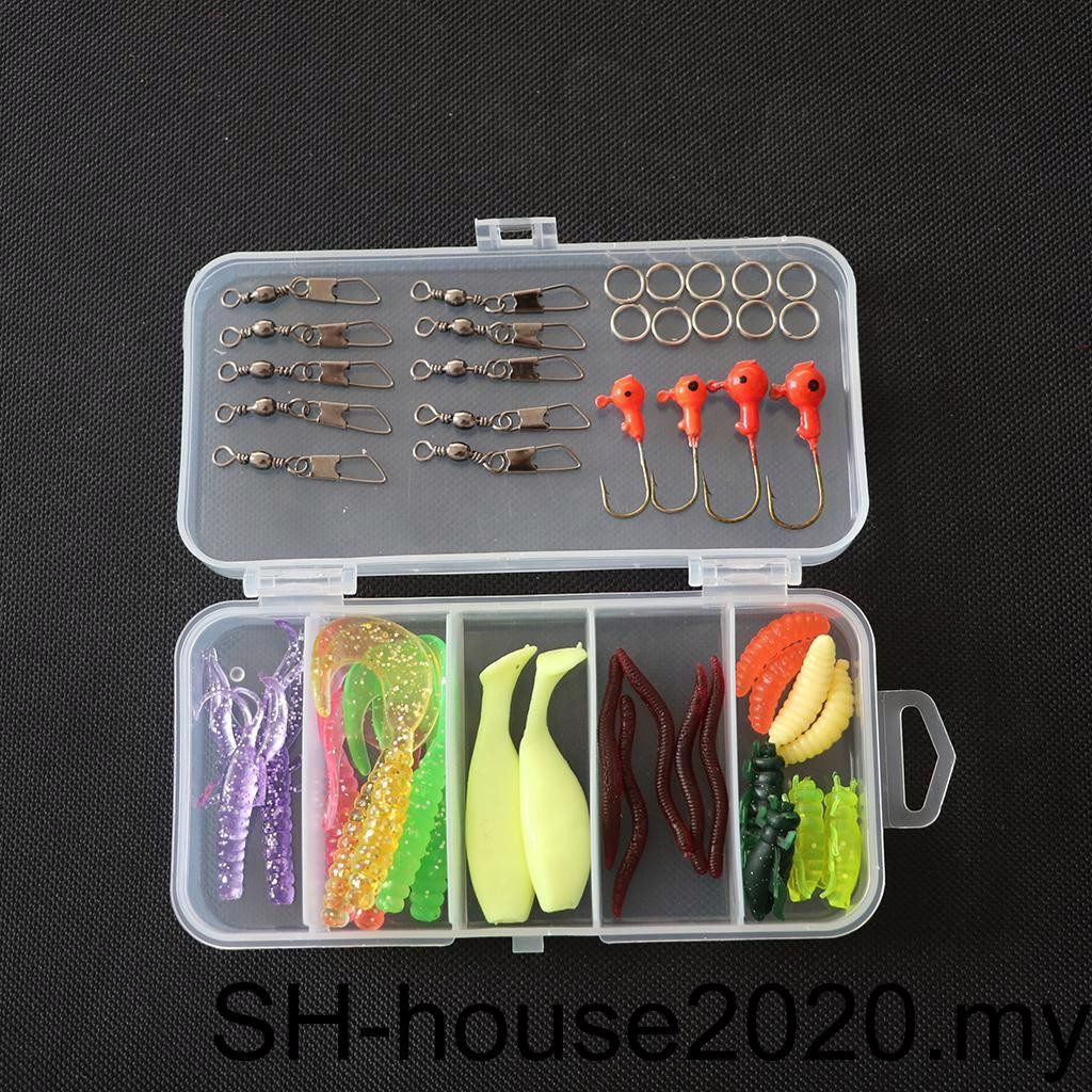 1/2/3/5 Telescopic Fishing Pole Reel Children Reel Youth Tackle Box ...
