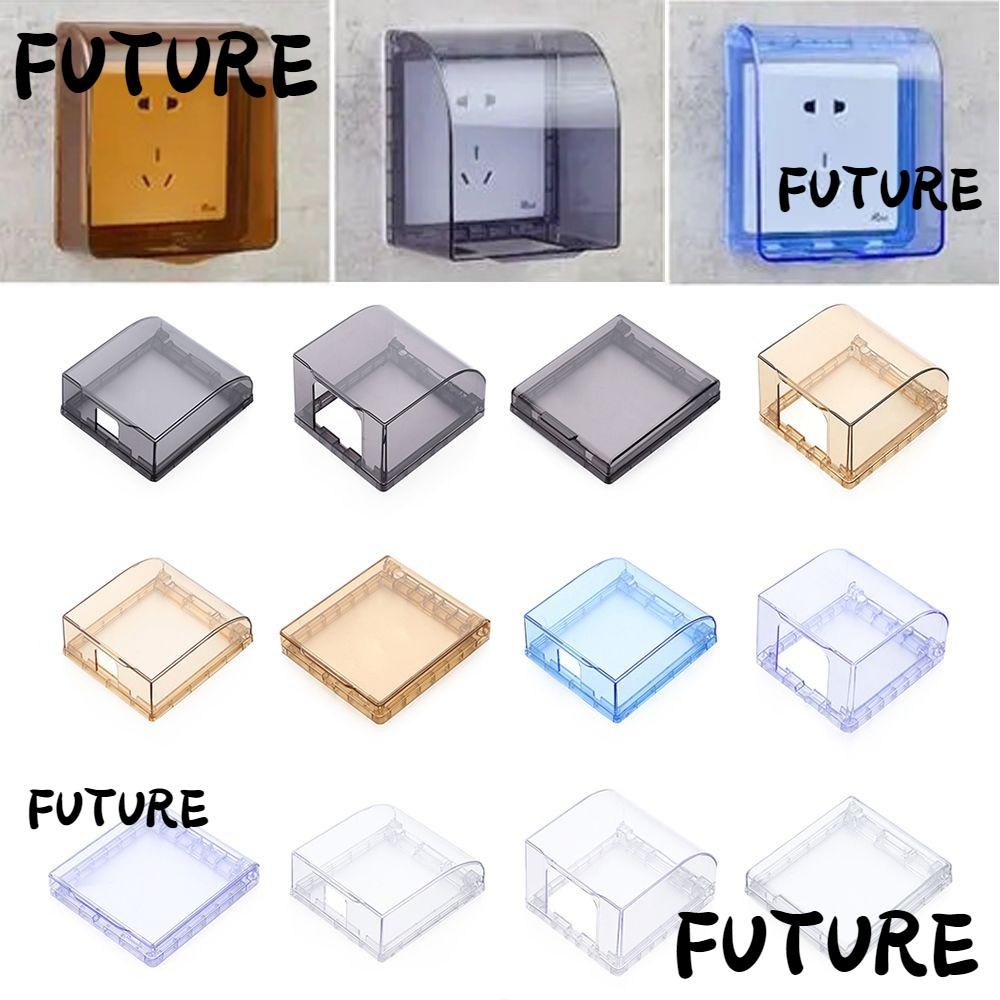 HL-FUTU 1Pcs Wall Socket Waterproof Box Self-Adhesive Splash-Proof Box ...
