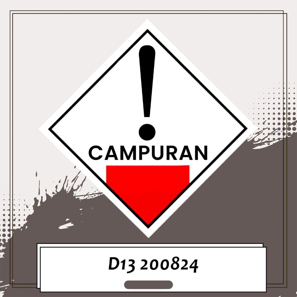 B3 Waste Symbol Label Stickers Dangerous and Toxic Materials MIXED ...