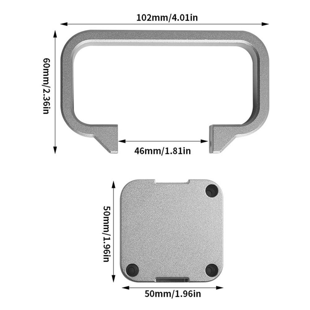 All Metal Handle Aluminum Handle Kit Parts for Bambu Lab A-1 Mini 3D ...