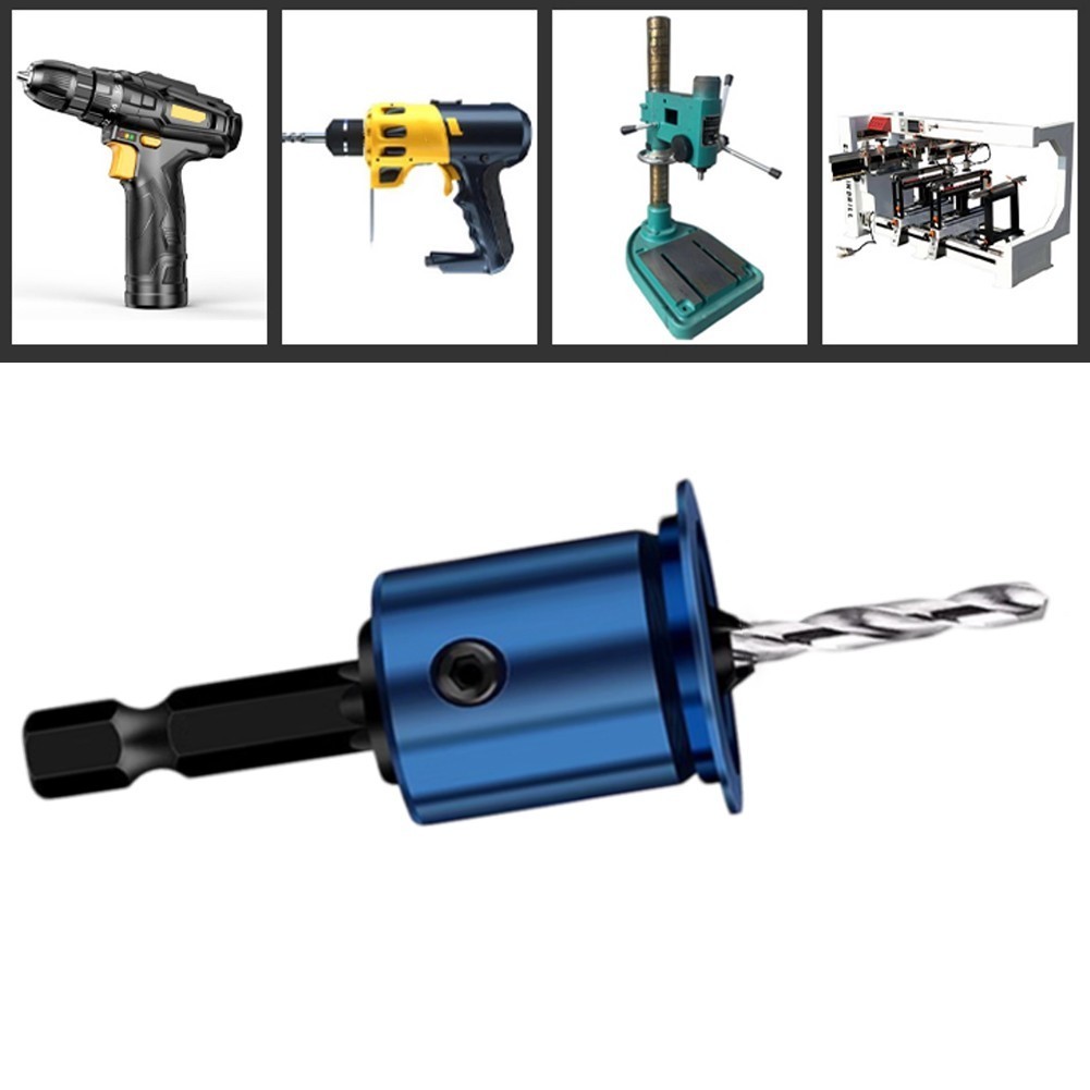 Countersink Adjustable Stop Collar Core Limiter Drills Router Bit ...
