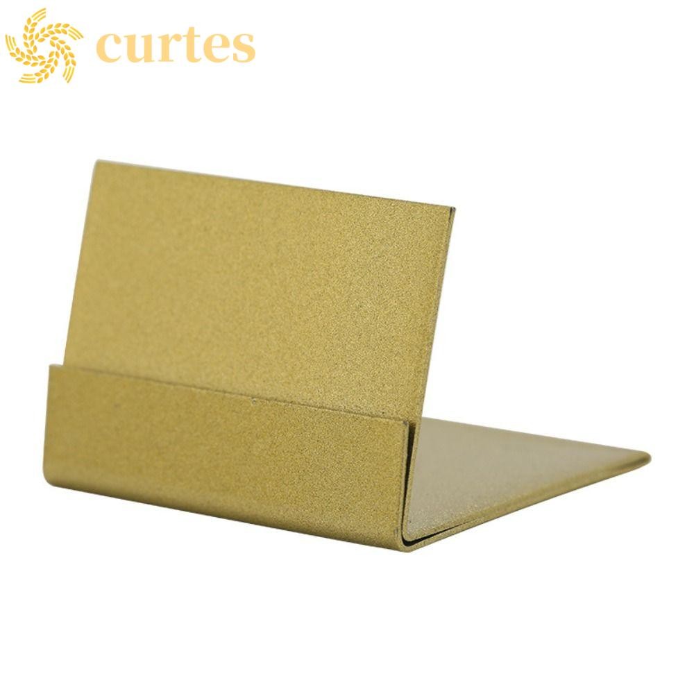 CURTES Name Card Clip Stand, Gold Durable Place Card Holder, Table ...