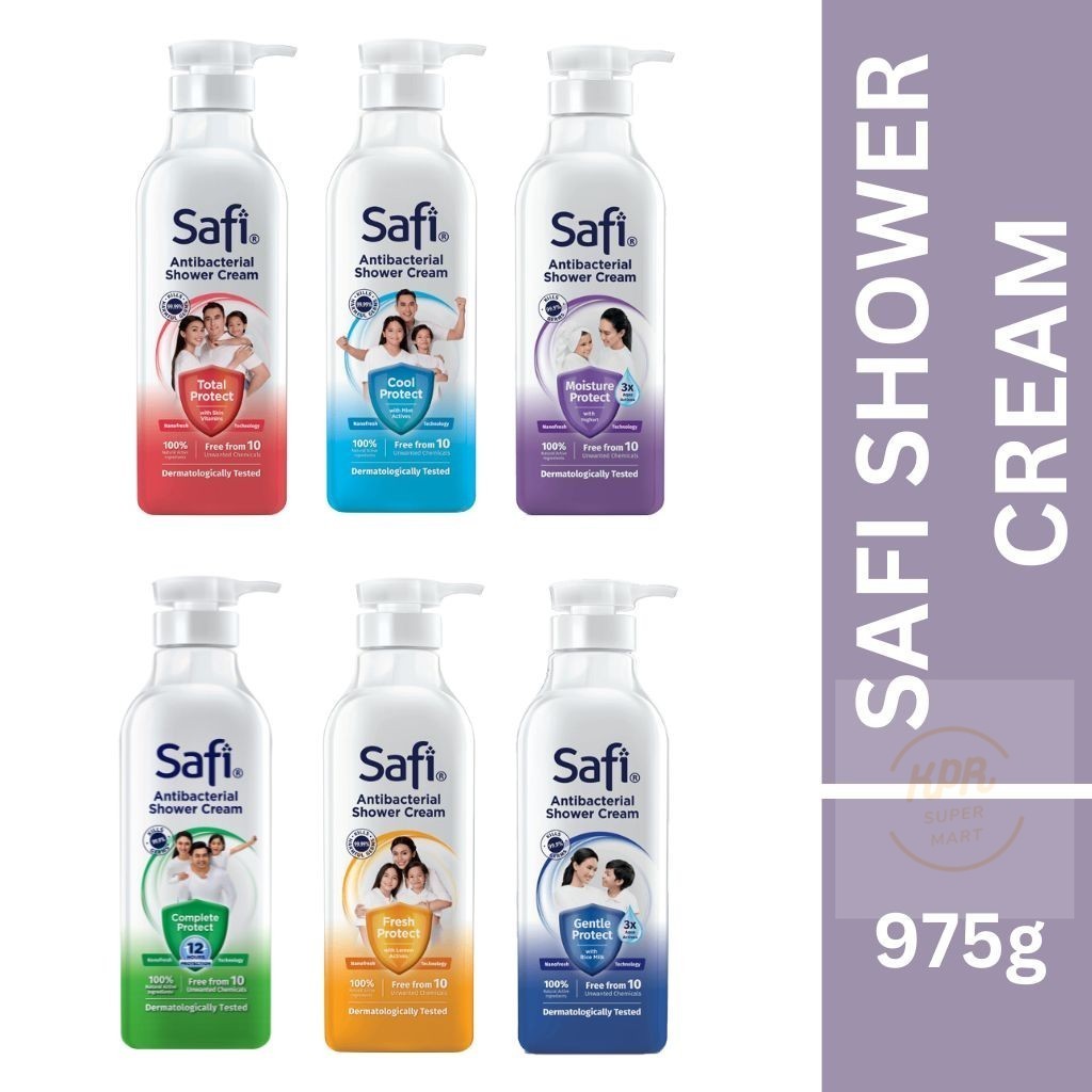 SAFI Antibacterial Shower Cream Body Wash (950g/975g) | Shopee Malaysia