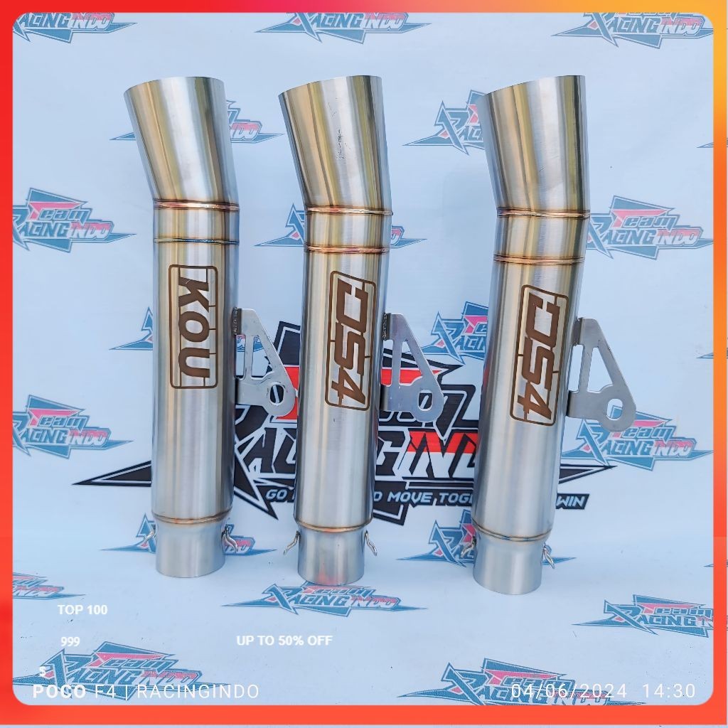 Super OPEN Kou Mahachai Exhaust Canister Only Inlet 51mm Kou Mahachai ...