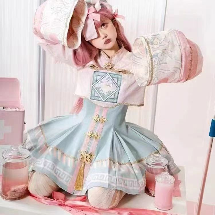 Halloween Children Style Little Zombie COS Costume Zombie Costume Big Full Set Lolita Lolita ...