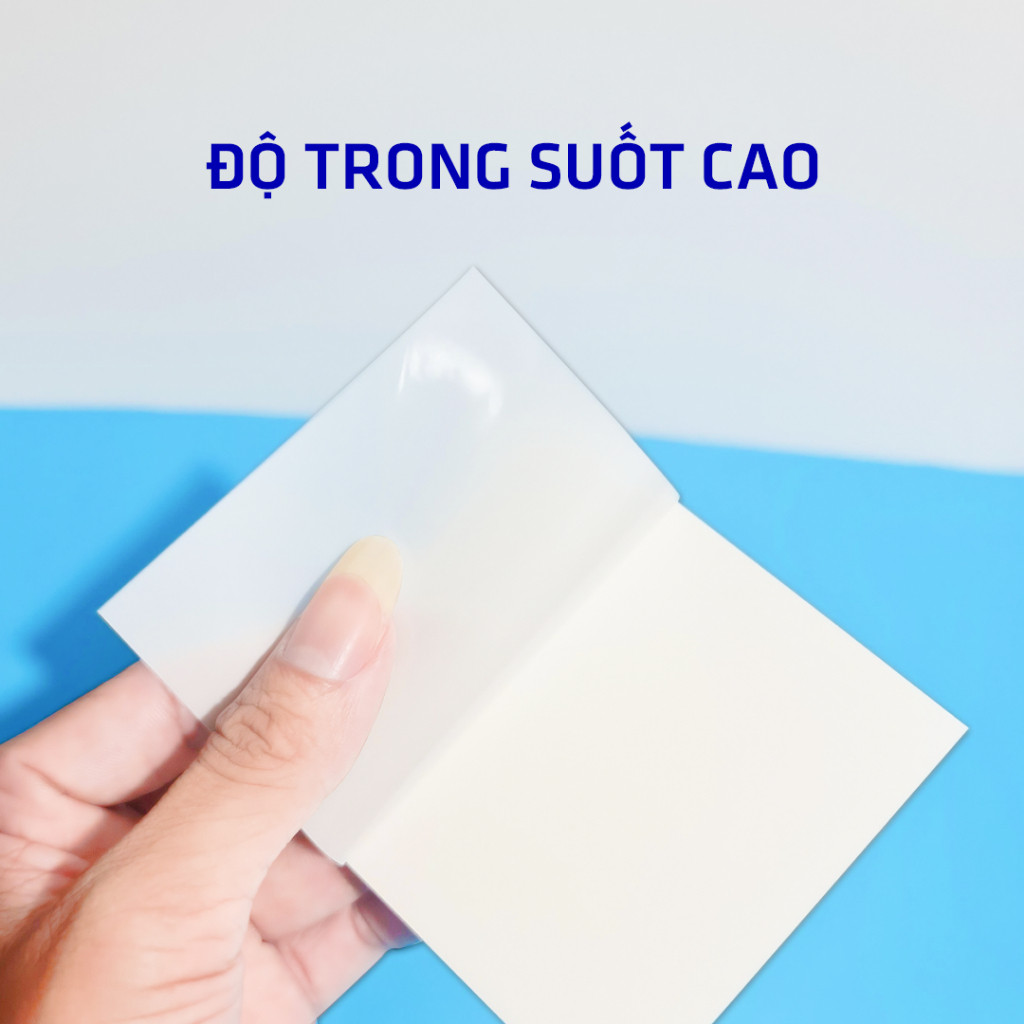 50 Sheets Transparent Note Paper, PET Plastic Waterproof Note Paper ...