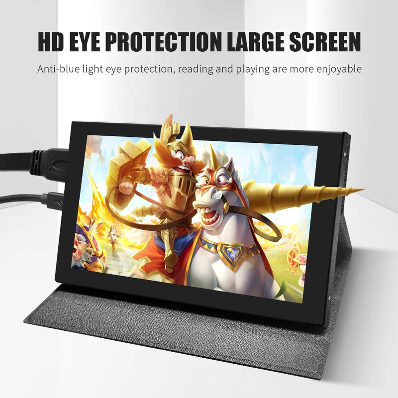 7 inch HDMI LCD (H) Computer Monitor 1024*600 IPS Capacitive Touch USB ...