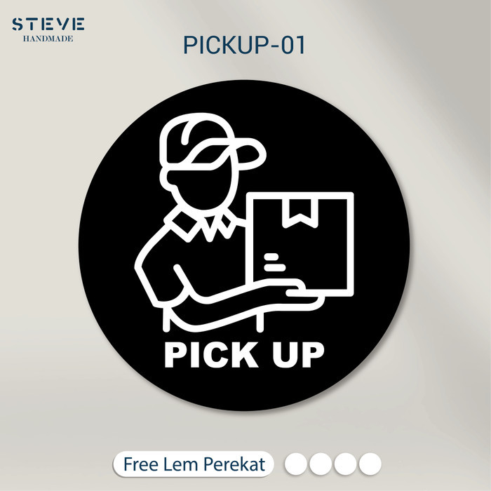 Pick Up Sign Board | Pick Up Sign Board Acrylic Label Sign Board ...