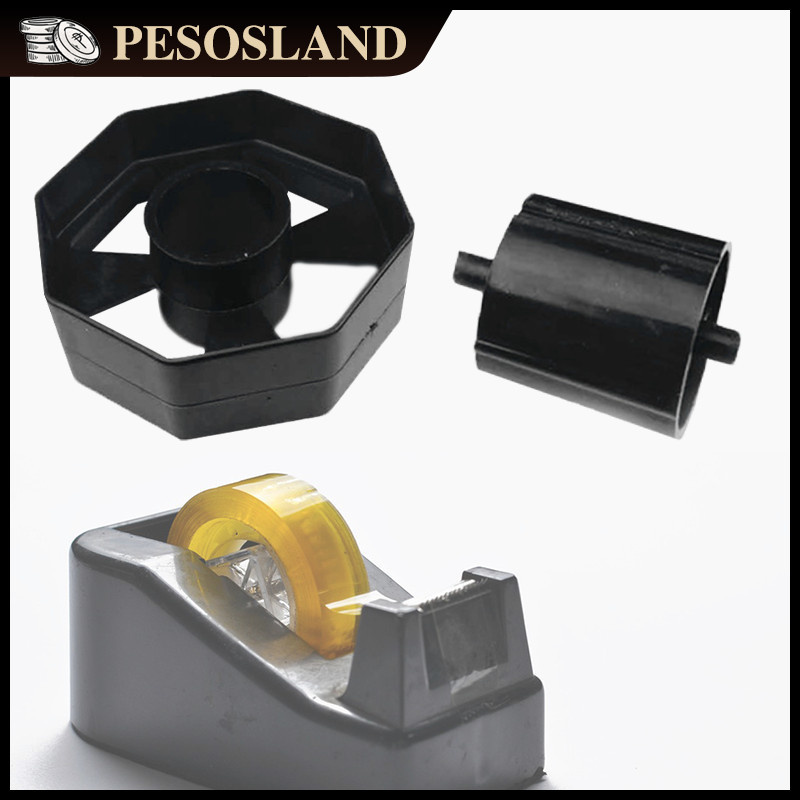 Black Plastic Sellotape Spin Tape Cutter Wheel Tape Dispenser Wheel ...