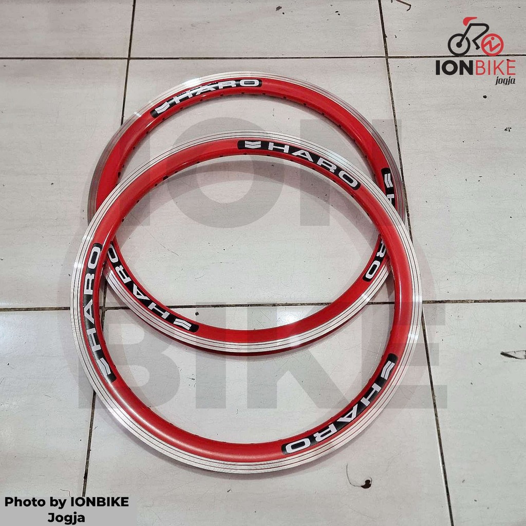 Haro Rims Rims Rims 20 Inch 406 30mm 36 Hole RED 36H Alloy CNC 36H BMX ...