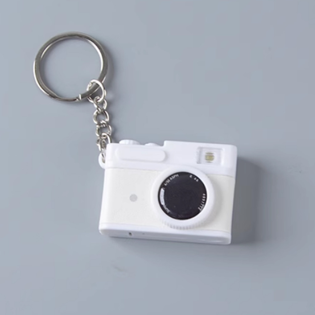 1 Pc 3D Retro Camera Keychain Mini Charm Bag Accessories Creative ...