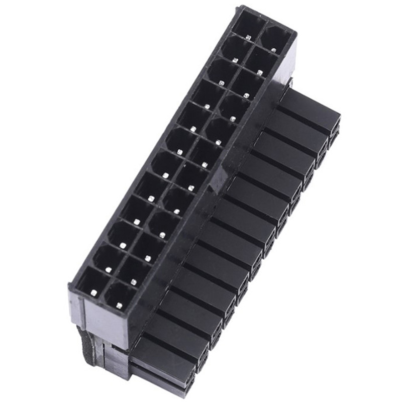 [NAY] ATX 24Pin 90 degree 24 pin to 24pin Power Plug Adapter Mainboard ...