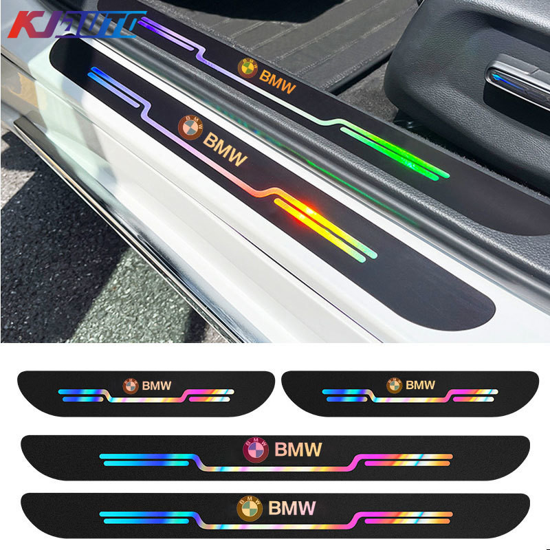 Laser BMW Car Threshold Protection Sticker Car Door Sill Scratch ...