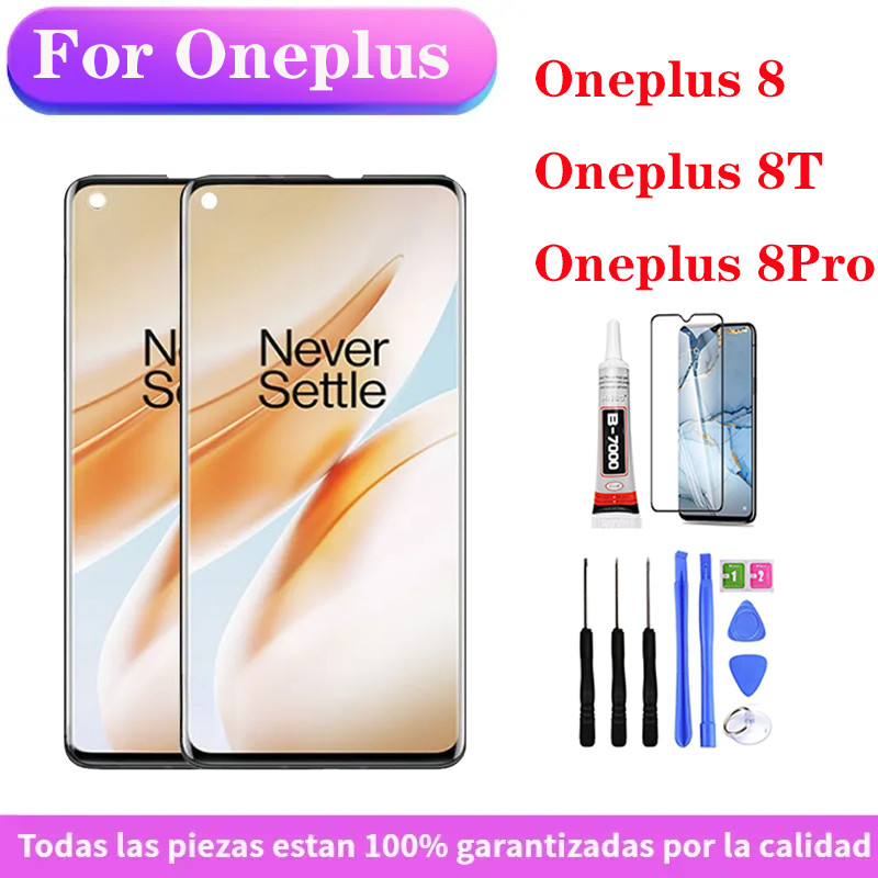 Original AMOLED Oneplus 8 8T 8 Pro LCD Display Touch Screen Digitizer Replacement | Shopee Malaysia