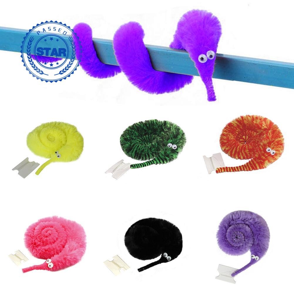 Magic Spinning Fuzzy Worms Magic Twisty Fuzzy Worm Finger Toy For Kids ...