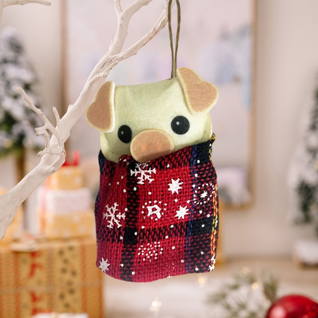 Teacher Gift Pig Ornament Pig Christmas Ornament Handcrafted Pig in A ...