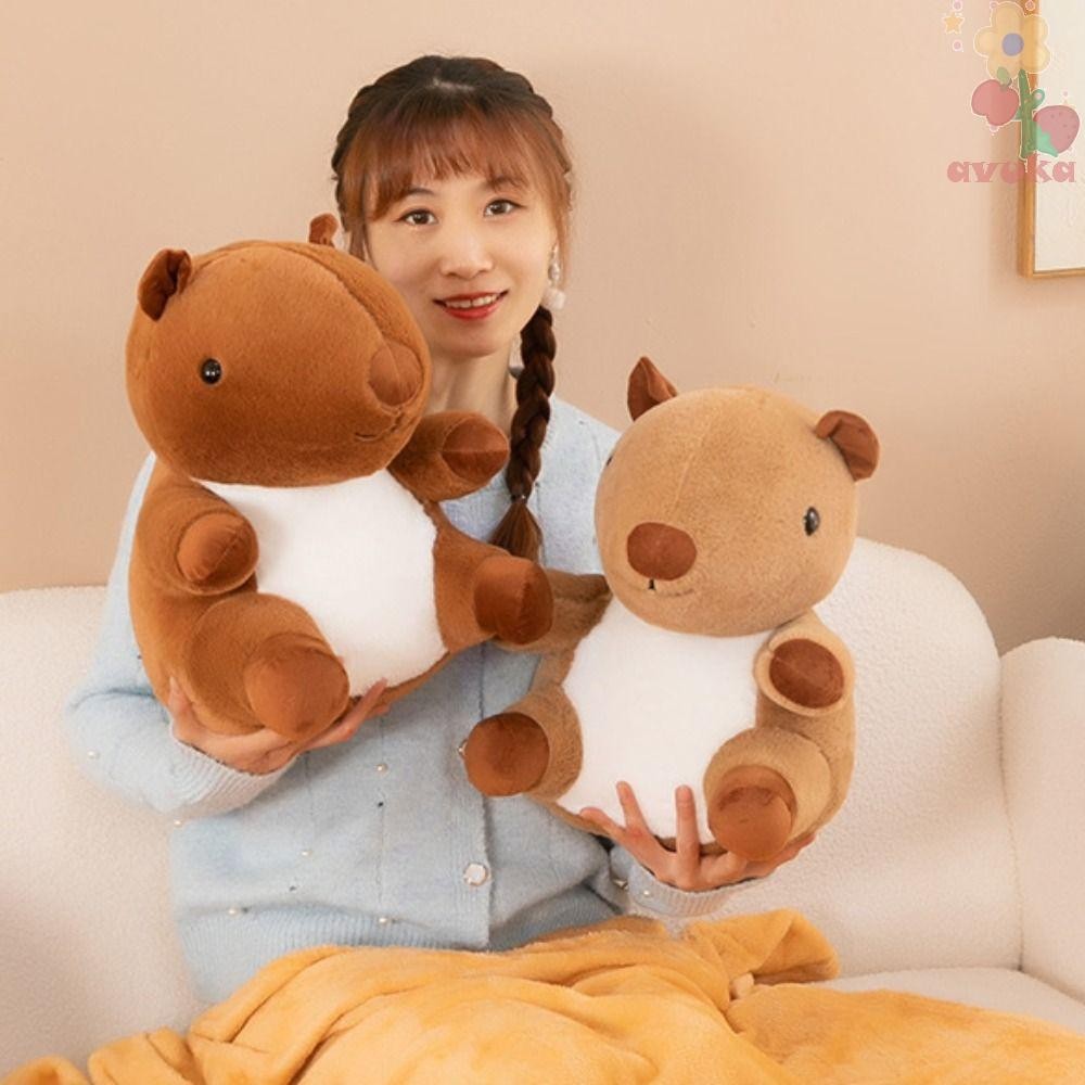 AVUKA French Fries Capybara Plush Toy, Simulation Cute Doll Capibara ...