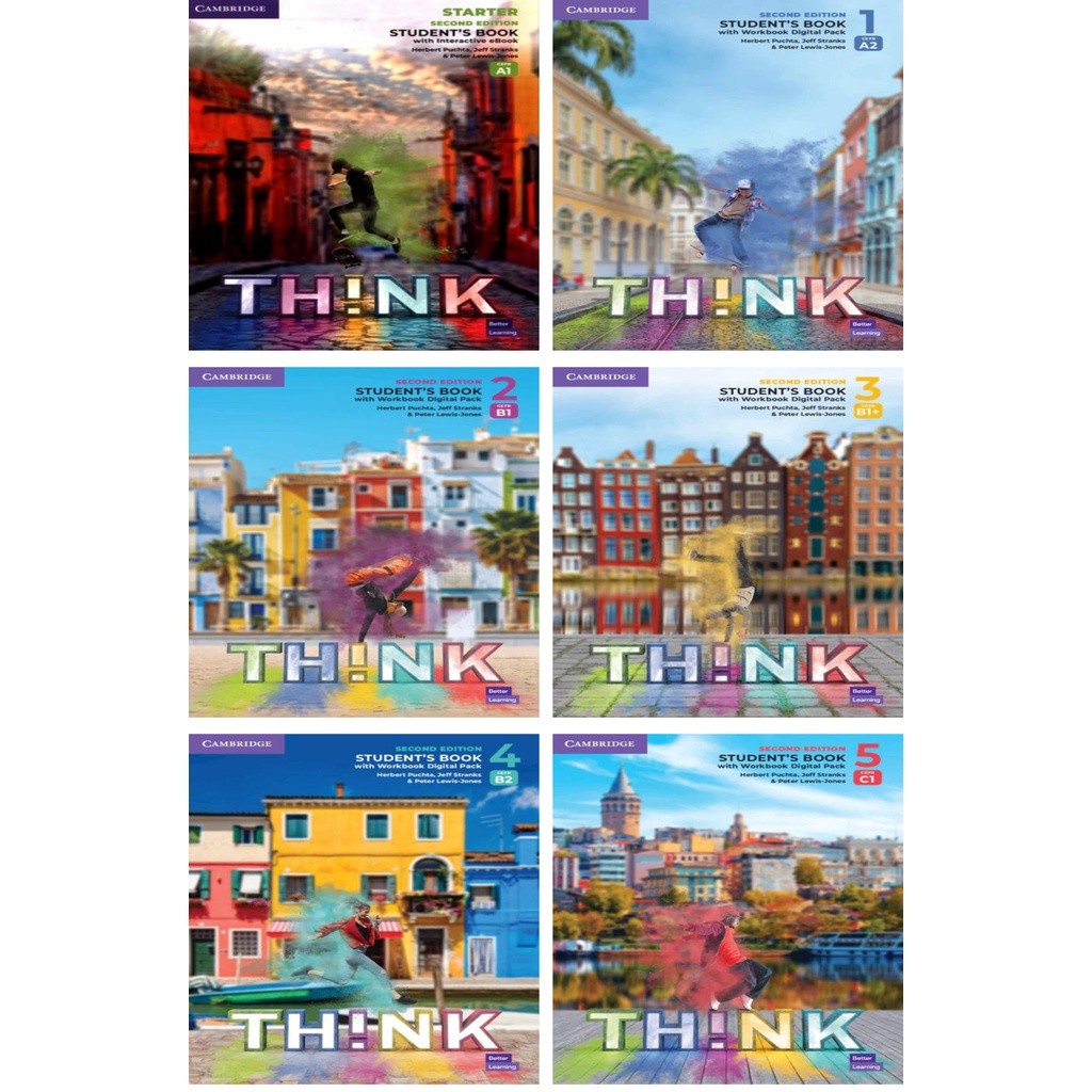 Cambridge Think Starter Student Book 1 2 3 4 5 / Color / 2nd Edition ...