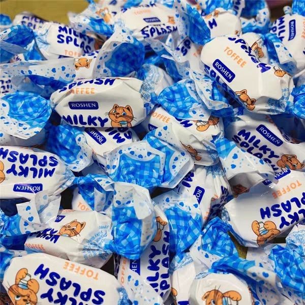 Russian imported milk candy Rusheng Milk Heart Toffee Candy俄罗斯进口牛奶糖如胜奶心 ...