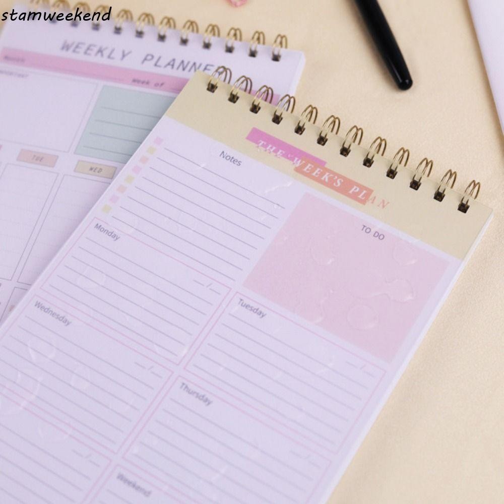 STAMWEEKEND A5 Planner Notepad, Time Organizer Schedule Journal 2025 ...