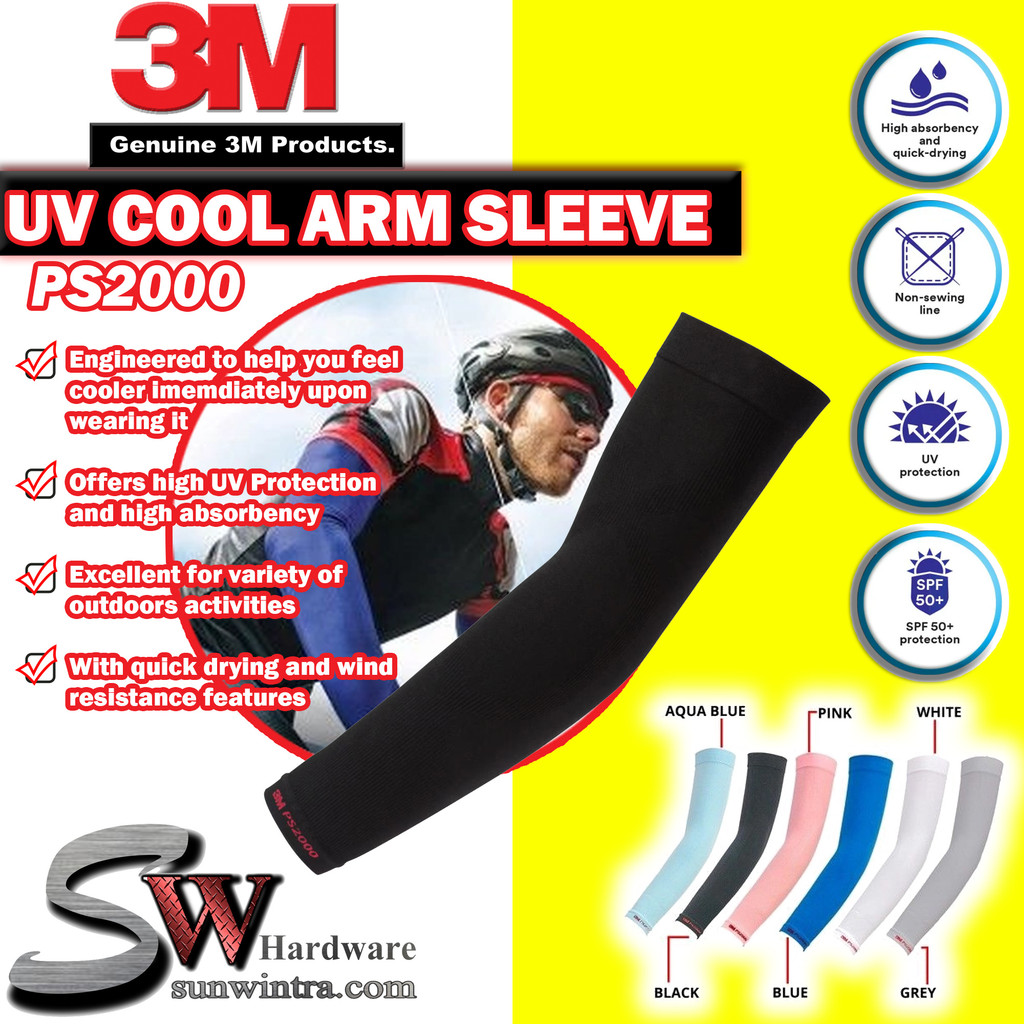 3M™ UV Sleeves PS2000 UV Cool UV COOL ARM SLEEVES | Shopee Malaysia