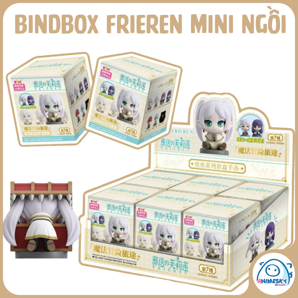 [BLIND BOX] BLIND BOX Genuine sitting mini Frieren Mage model - FRIEREN ...