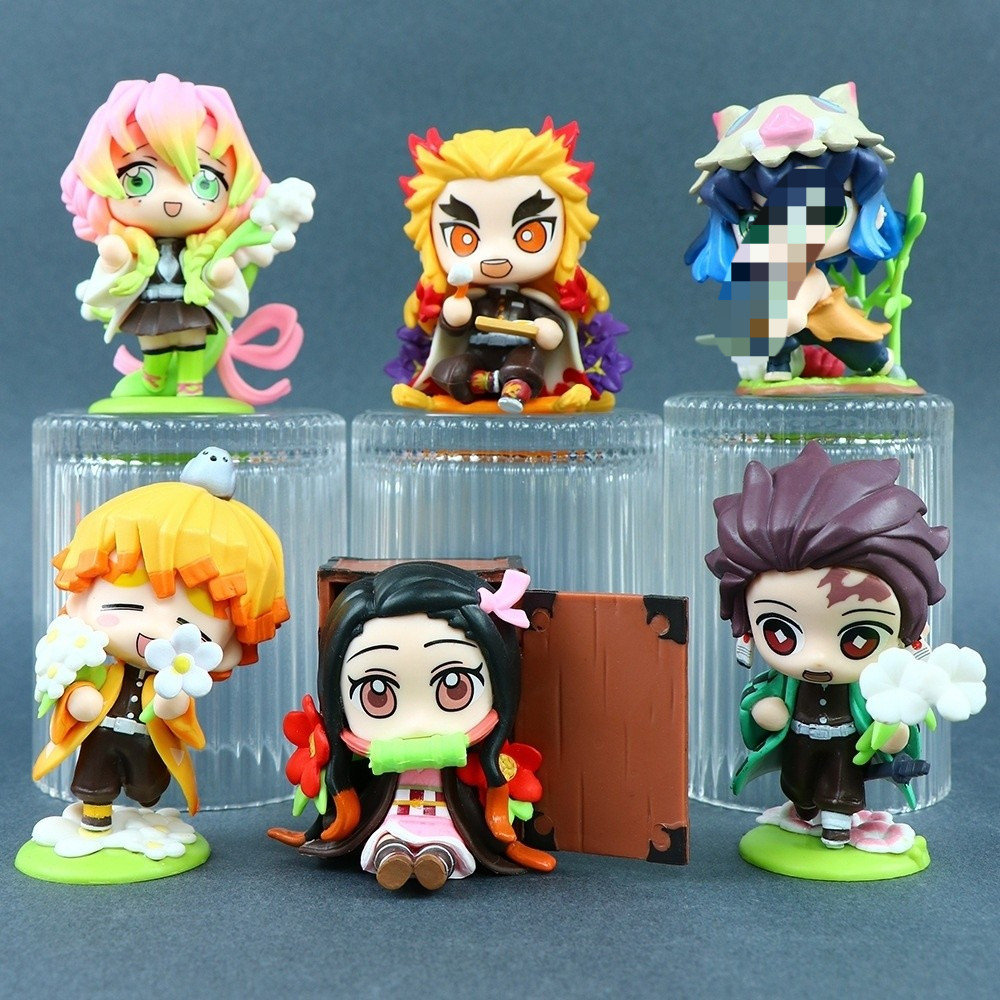Demon Slayer Hand-Made Birth Flower Series Tanjirou Nezuko Model ...