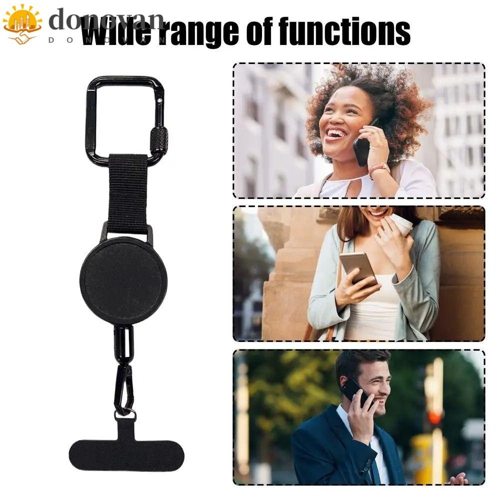 DONOVAN Retractable Phone Tether, Phone Lanyard Anti-Drop Cellphone Tab ...